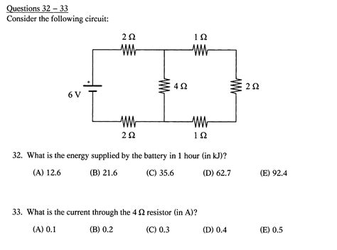 Solved Questions Consider The Following Circuit Chegg Com