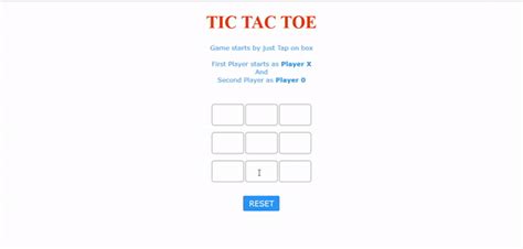 Simple Tic Tac Toe Game Using Javascript Geeksforgeeks