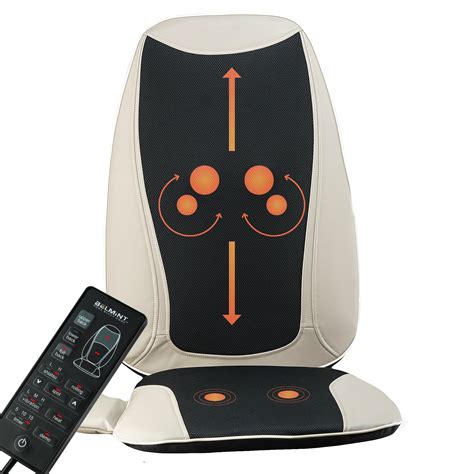 Buy Back And Neck Massager Shiatsu Massage Chair Seat Cushion With Heat