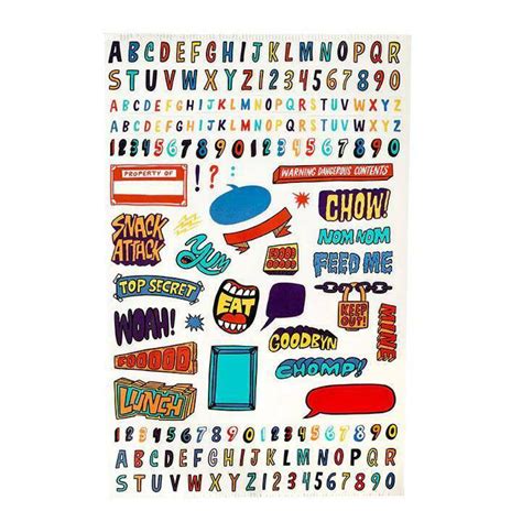 Goodbyn Dishwasher Safe Sticker Set Wacky Critt