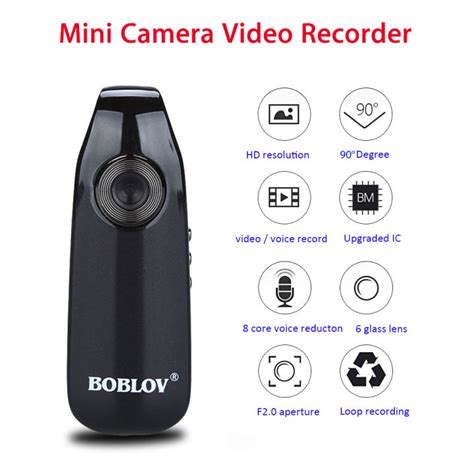 Eyoyo BOBLOV Kamera Dasbor Mini Full HD 1080P, Kamera Perekam H.264 ...