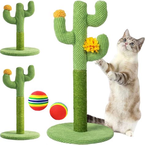 Amazon 猫爪とぎポール 猫 爪研ぎ サボテン キャットタワー 猫爪研ぎポール おしゃれ 猫つめとぎポール 猫おもちゃ 爪とぎポール