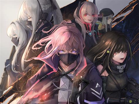 Elite T Dolls Girlsfrontline Anime Military Military Girl Anime Art