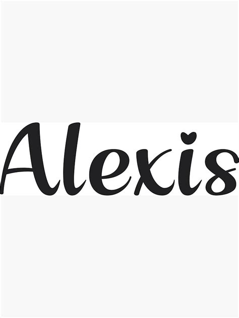 Alexis Poster For Sale By 99Posters Redbubble