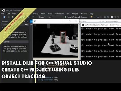 Install Dlib And Create Lib C Project Visual Studio Project Youtube