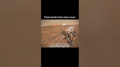 Last Words Of The Mars Rover 🥺🥲🥹😭 Incredibleplaypoint Edit Music