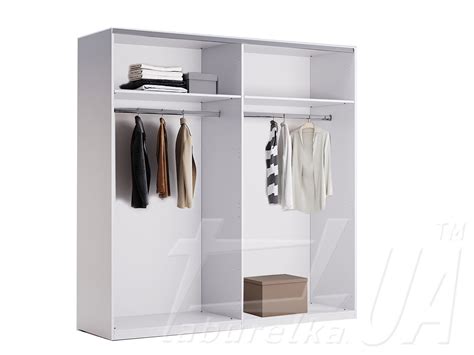 Шафа купе Віва 200 см 2 дверна Білий глянець МіроМарк Купити недорого в інтернет магазині