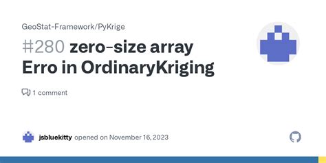 Zero Size Array Erro In Ordinarykriging · Issue 280 · Geostat