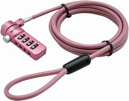 Amazon Com Sendt Pink Notebook Laptop Combination Lock Security Cable Electronics