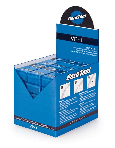 Vp 1 Vulcanizing Patch Kit — Display Box Park Tool