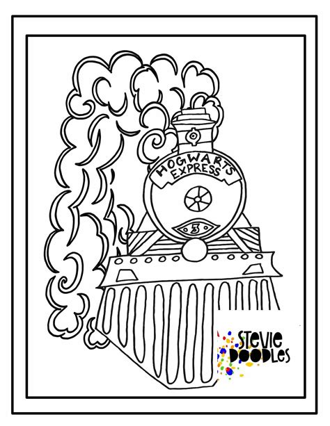 Hogwarts Express Coloring