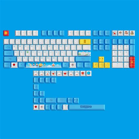 Akko Doraemon Keycap Set Oem Profile 138 Keys Whatgeek