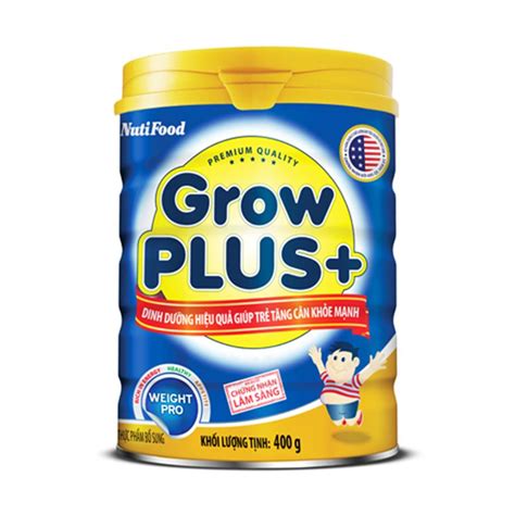Sữa Bột Cho Trẻ Trên 1 Tuổi Growplus Xanh Lon 400g