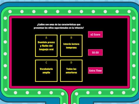 Aptitudes Sobresalientes Gameshow Quiz