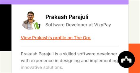 Prakash Parajuli Software Developer At Vizypay The Org