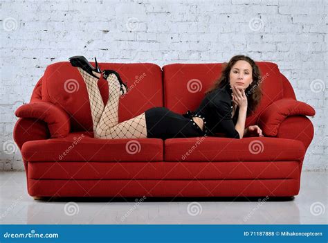 Sexy Legs Black Stockings Red Shoes Stock Images Download 3 Royalty