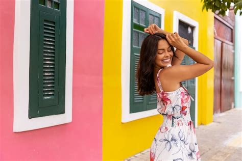 Premium Photo Woman Wearing Sundress
