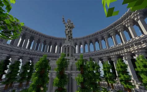 Roman Garden Monument Minecraft Map Minecraft Architecture Minecraft