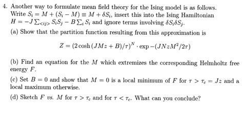 Another Way To Formulate Mean Field Theory For The