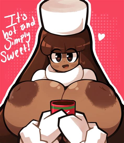 Rule 34 Breasts Ch3rrycupcakes Cocoa Cookie Cookie Run Dark Skinned