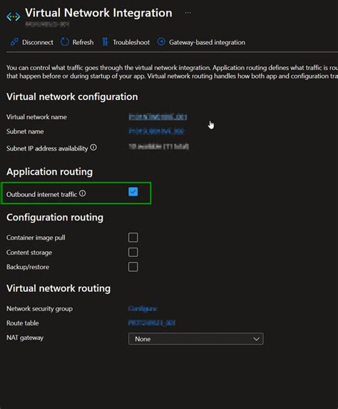 Azure App Service Outbound Internet Traffic Razure