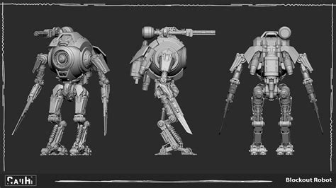 Robot Hardsurface Zbrushcentral