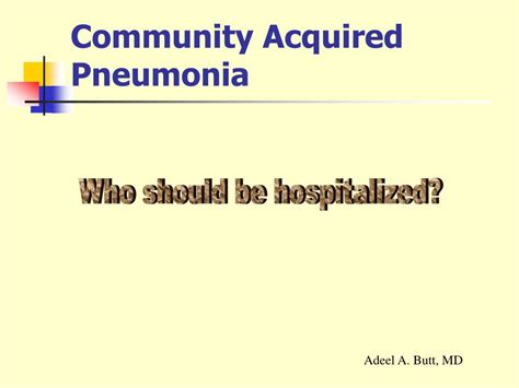Ppt Community Acquired Pneumonia Challenges In The New Millenium