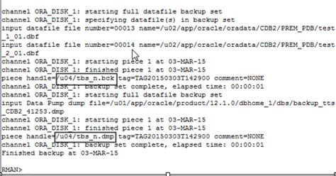 Migrating On Premises Databases To The Dbaas Database Using Rman