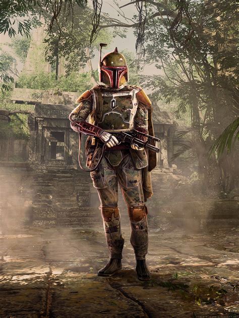 Boba Fett Fan Art Cover Illustration On Behance