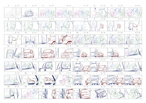Sevan Selvadjian Portfolio Storyboard Chase Sequence Animatic