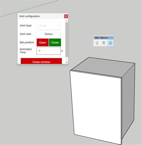 Sketchup 스케치업 창문 도어를 움지게 만들어 주는 필수 루비 Dbs Move Rotate Open Close