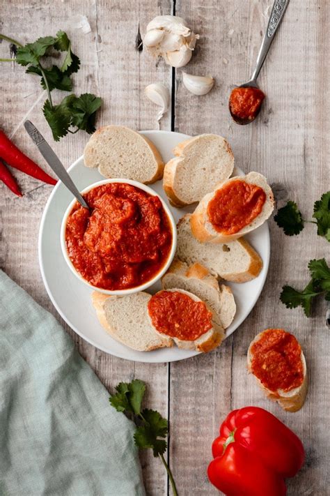 Ajvar Macedonian Red Pepper And Aubergine Dip Searching For Spice