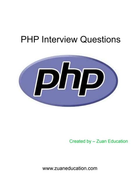 Php Interview Questions For Freshers 2018 Pdf