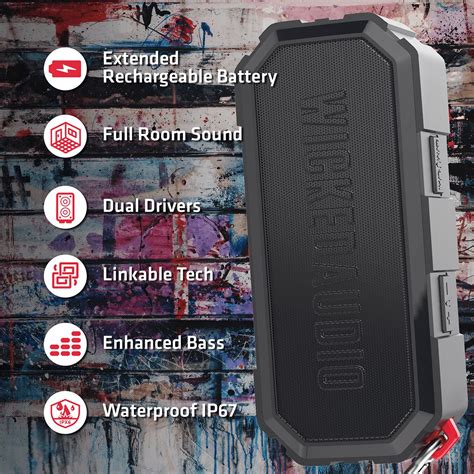 Wicked Growl Rugged Bluetooth Speaker Ernies Sports Experts