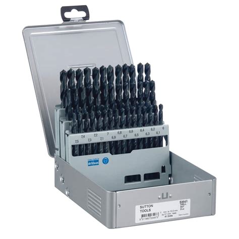 Sutton Tools 41 Piece Jobber Drill Set Hss Metric 6 To 10 Mm X 0