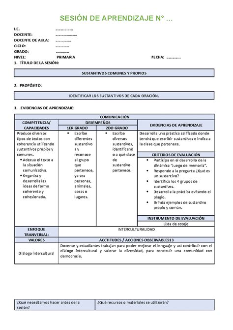 Texto Argumentativo Comunicacion 6to Grado I Datos Informativos Título De La Sesión