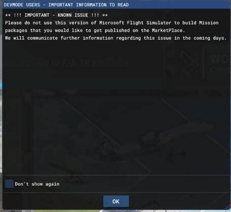 Unresponsive Warning Pop Up Blocks The Sim Hardware Peripherals Microsoft Flight Simulator