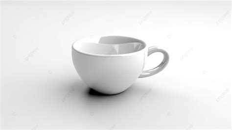 빈 커피 컵과 3d 렌더링 된 흰색 배경 흰색 컵 흰색 머그 세라믹 판 배경 일러스트 및 사진 무료 다운로드 Pngtree