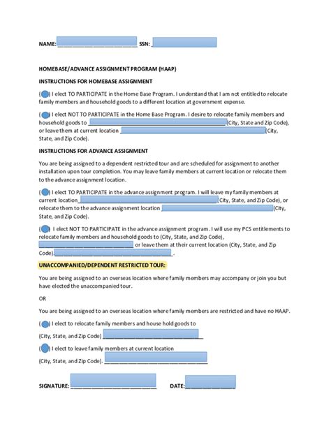 Army Haap Fill Out And Sign Online Dochub