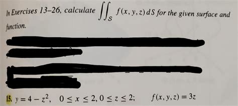 Solved In Exercises 1326 Calculate Function Sl 8 X Y Chegg