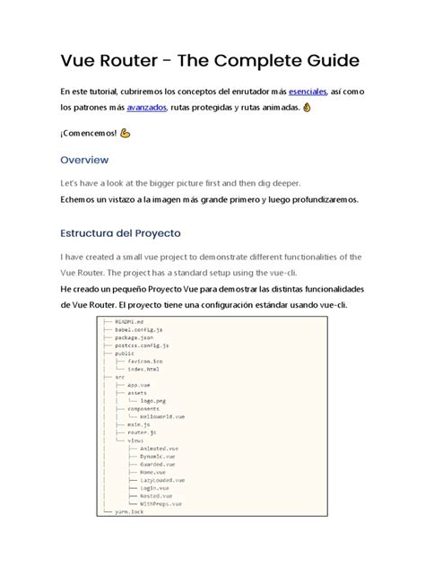 vue router la guía completa pdf pdf enrutador computación