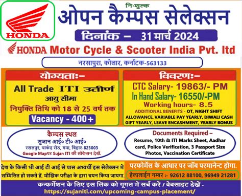 Electrician Iti Honda Motorcycle And Scooter India Pvt Facebook