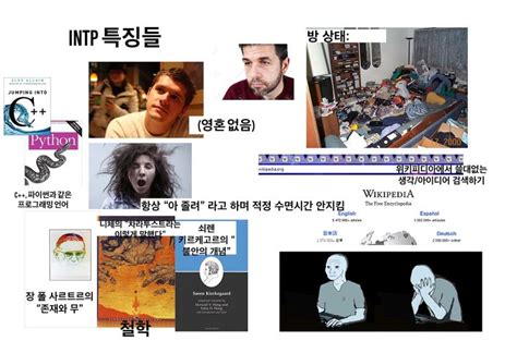 Intp 유형 특징 총정리팩폭 장단점 연애 궁합 직업 연예인 Mbti 성격 유형 테스트 성격 직업 연예인