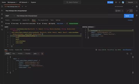 How To Make A GraphQL Mutation Query That Creates An Entry In CraftCMS