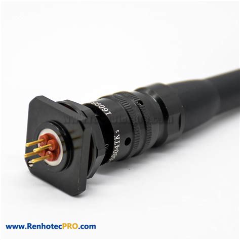 7pin Circular Electrical Connector Bayonet Coupling Plug Cable Solder
