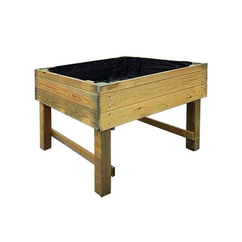 Carré Potager Mini Gariguette 60 X 50 X 50 Cm 40 L Géotextile à