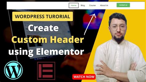 How To Create Custom Header In Wordpress With Elementor