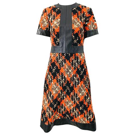 Louis Feraud Paris Fabulous Mod Jersey Knit Print Maxi Gown C 1960s At