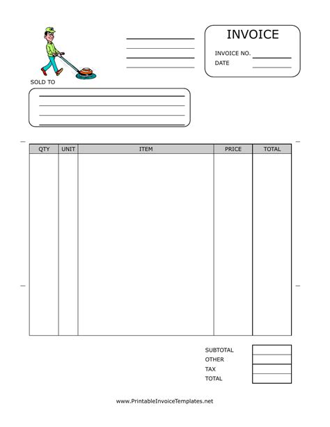Flooring Invoice Template Free