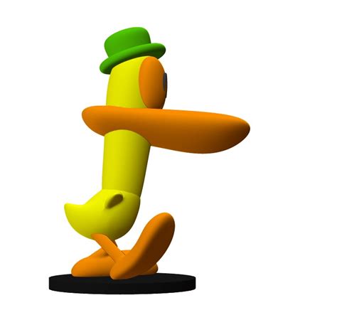 Stl File Duck From Pocoyo 3d Fan Art 🦆・3d Printer Model To Download・cults
